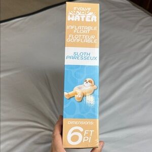 Evolve Water | Swim | Evolve Water Sloth Inflatable Pool Float 6ft ...